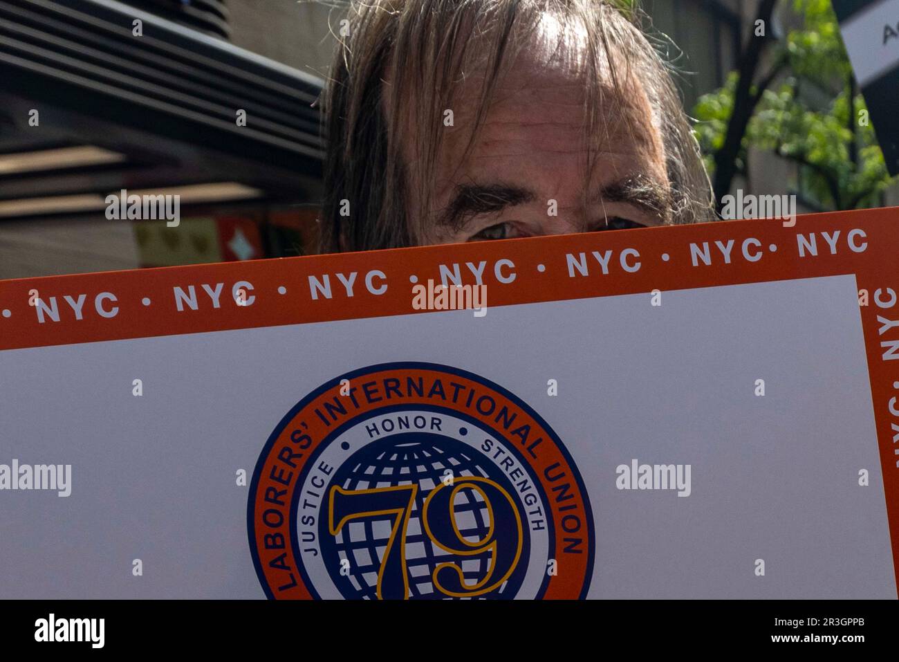 New York City, USA. 23rd May, 2023. The Writers Guild of America-East ...