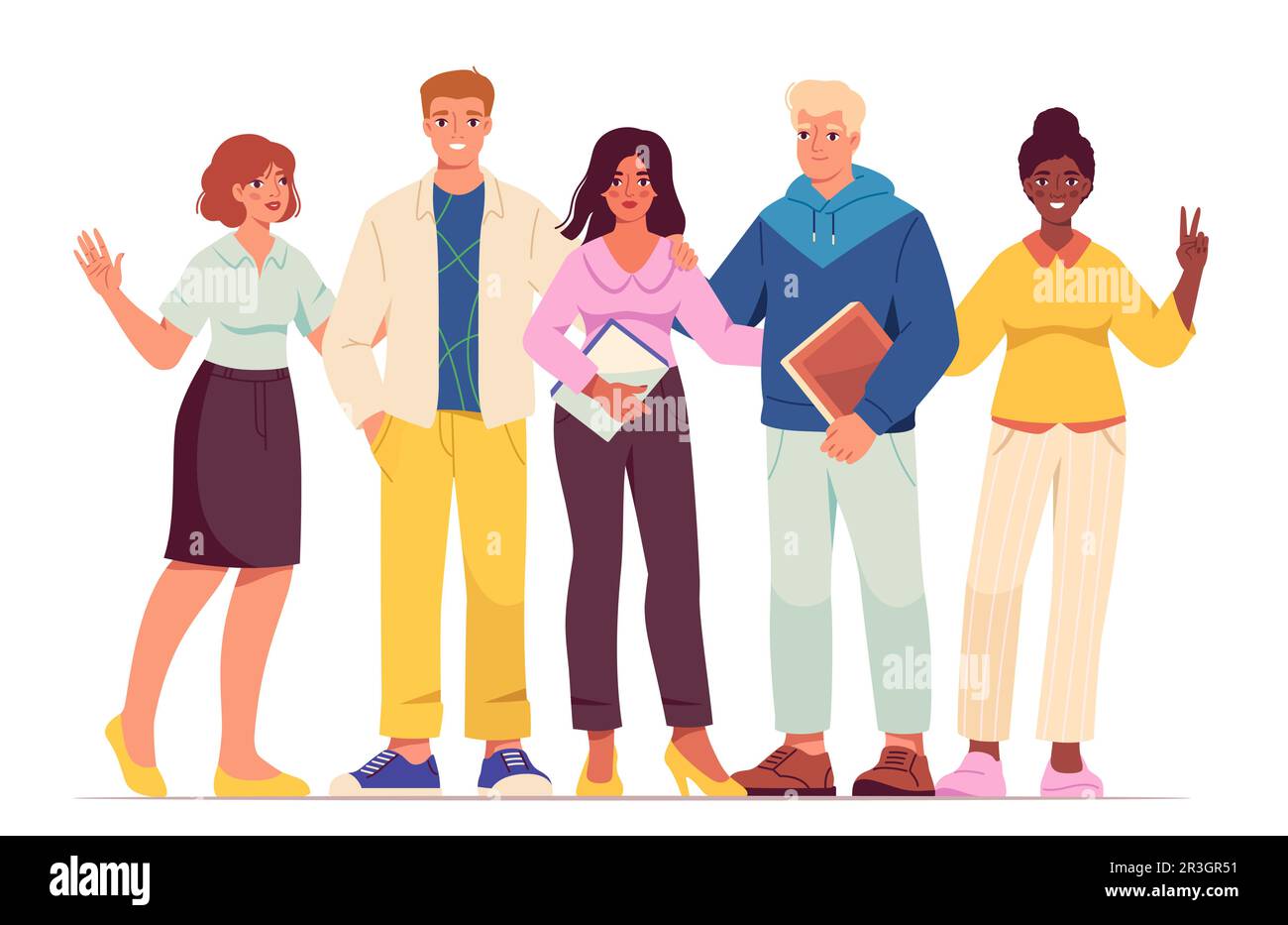 Set of colleagues Stock Vector Image & Art - Alamy
