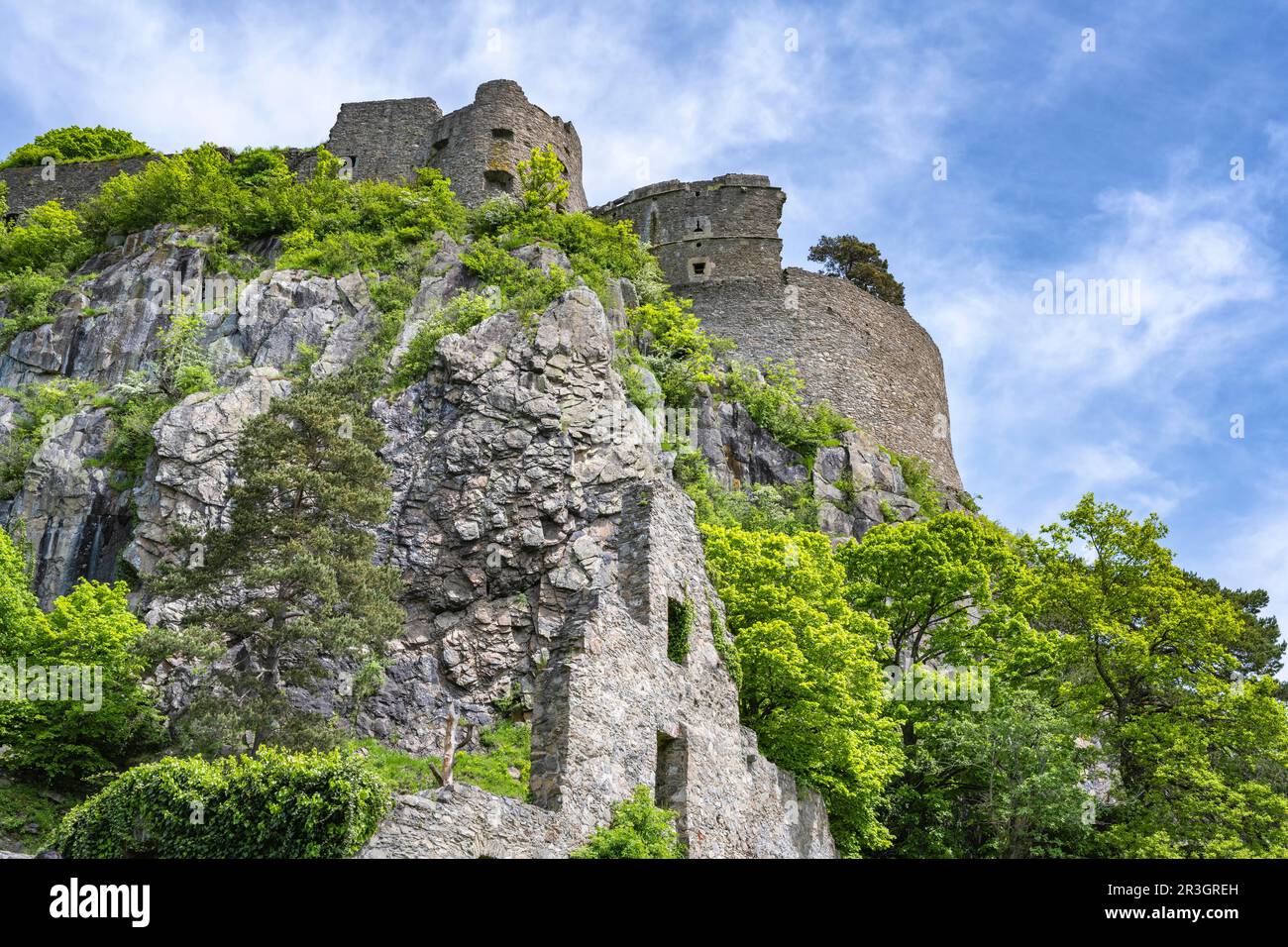 The Hohentwiel Fortress Ruin, Singen am Hohentwiel, Constance County ...