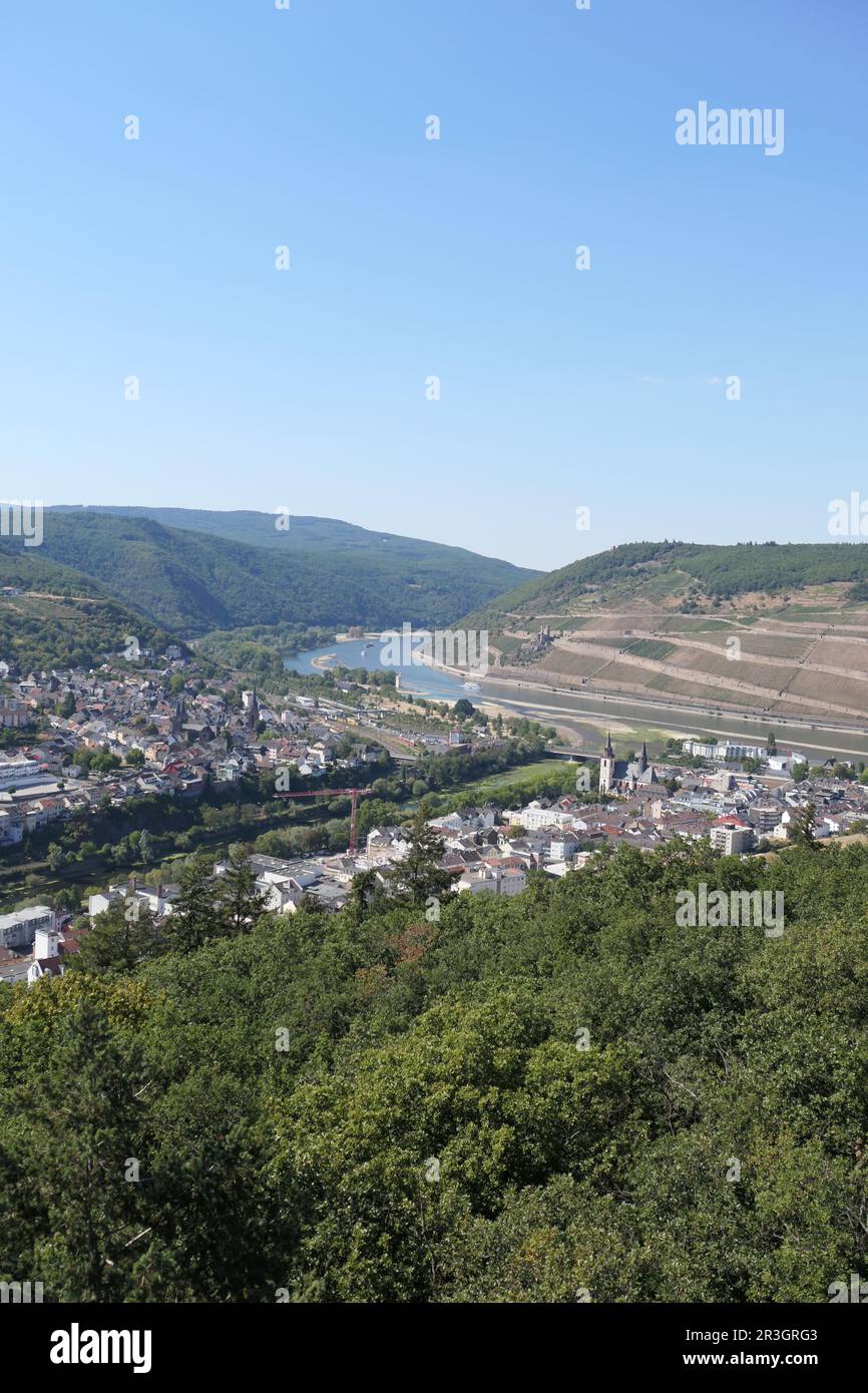 View from the Emperor Frederick Tower near Bingen Stock Photo - Alamy
