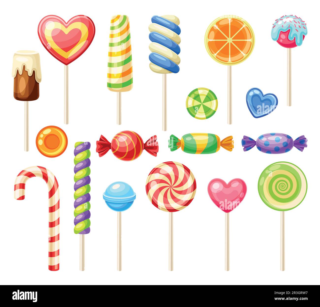 Set of candies Stock Vector Image & Art - Alamy