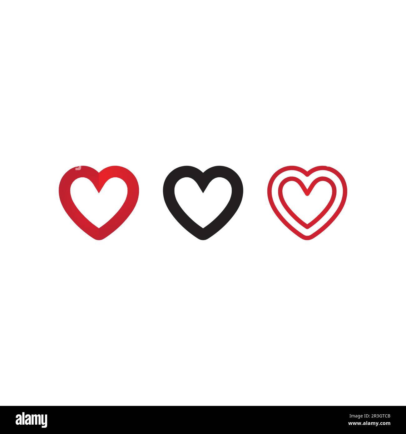 Instagram Heart Icon Vector