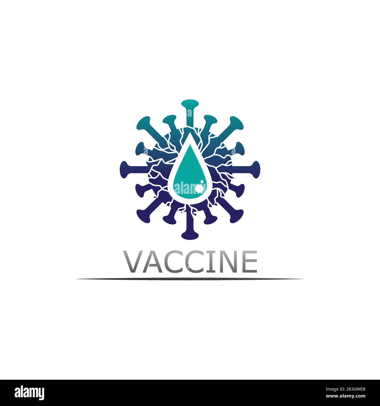 Vaccin logo medical vector antibiotic vaccination virus vaccine, design ...
