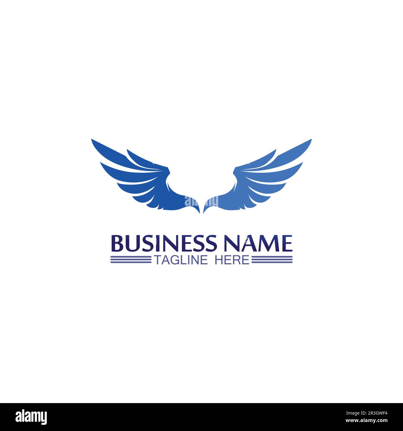 Wing bird falcon love logo Stock Vector Image & Art - Alamy