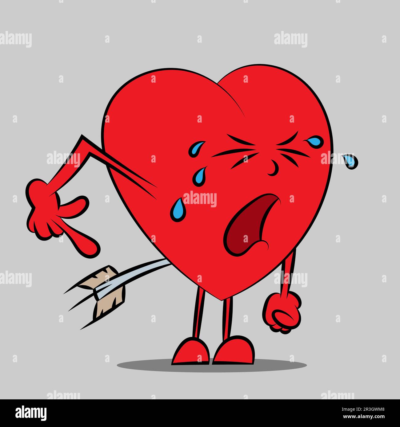 Broken Heart Boy Crying
