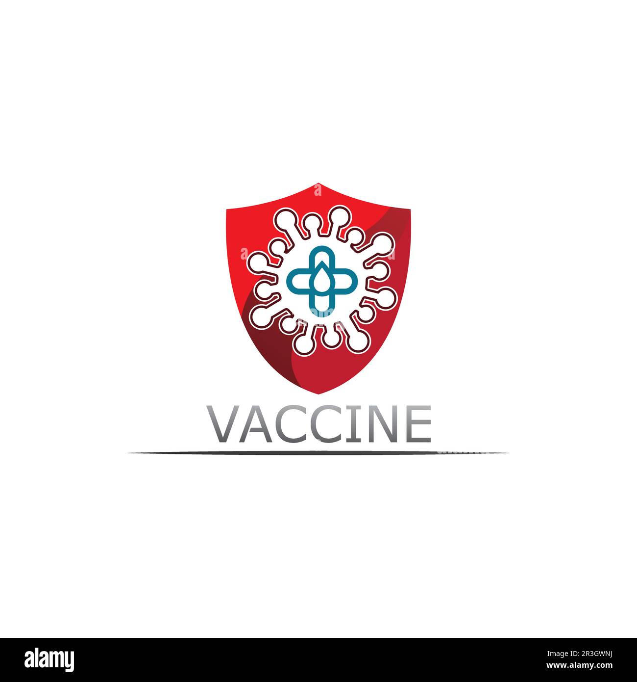 Vaccin logo medical vector antibiotic vaccination virus vaccine, design ...