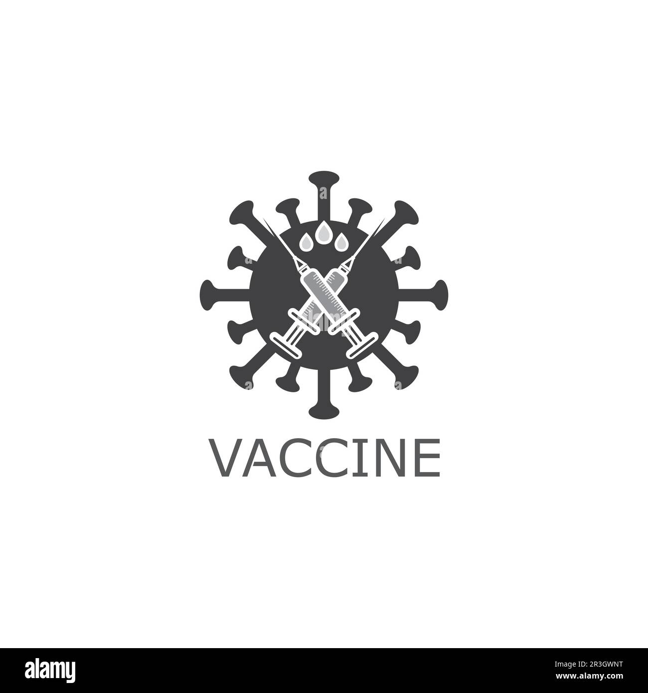 Vaccin logo medical vector antibiotic vaccination virus vaccine, design ...