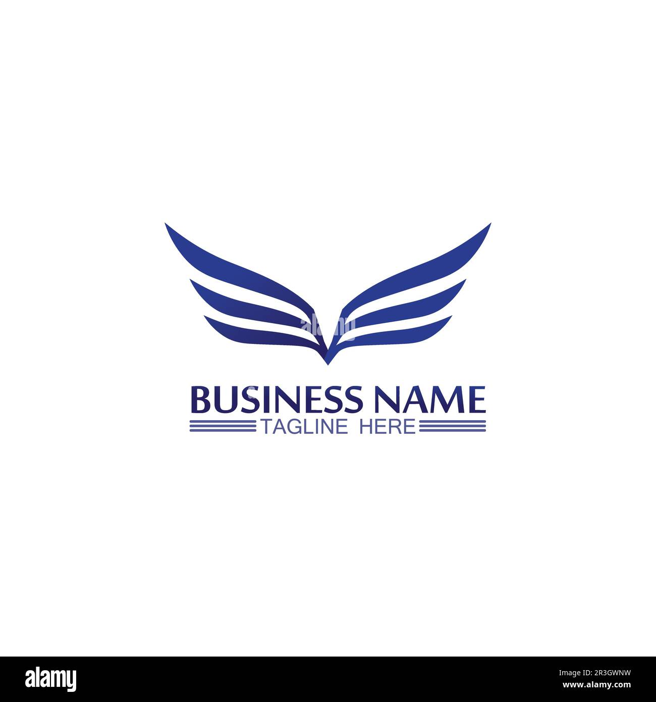 Wing bird falcon love logo Stock Vector Image & Art - Alamy