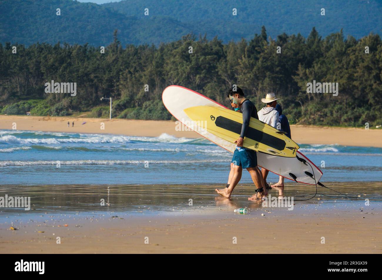 Surfing in Hainan Stock Photo - Alamy
