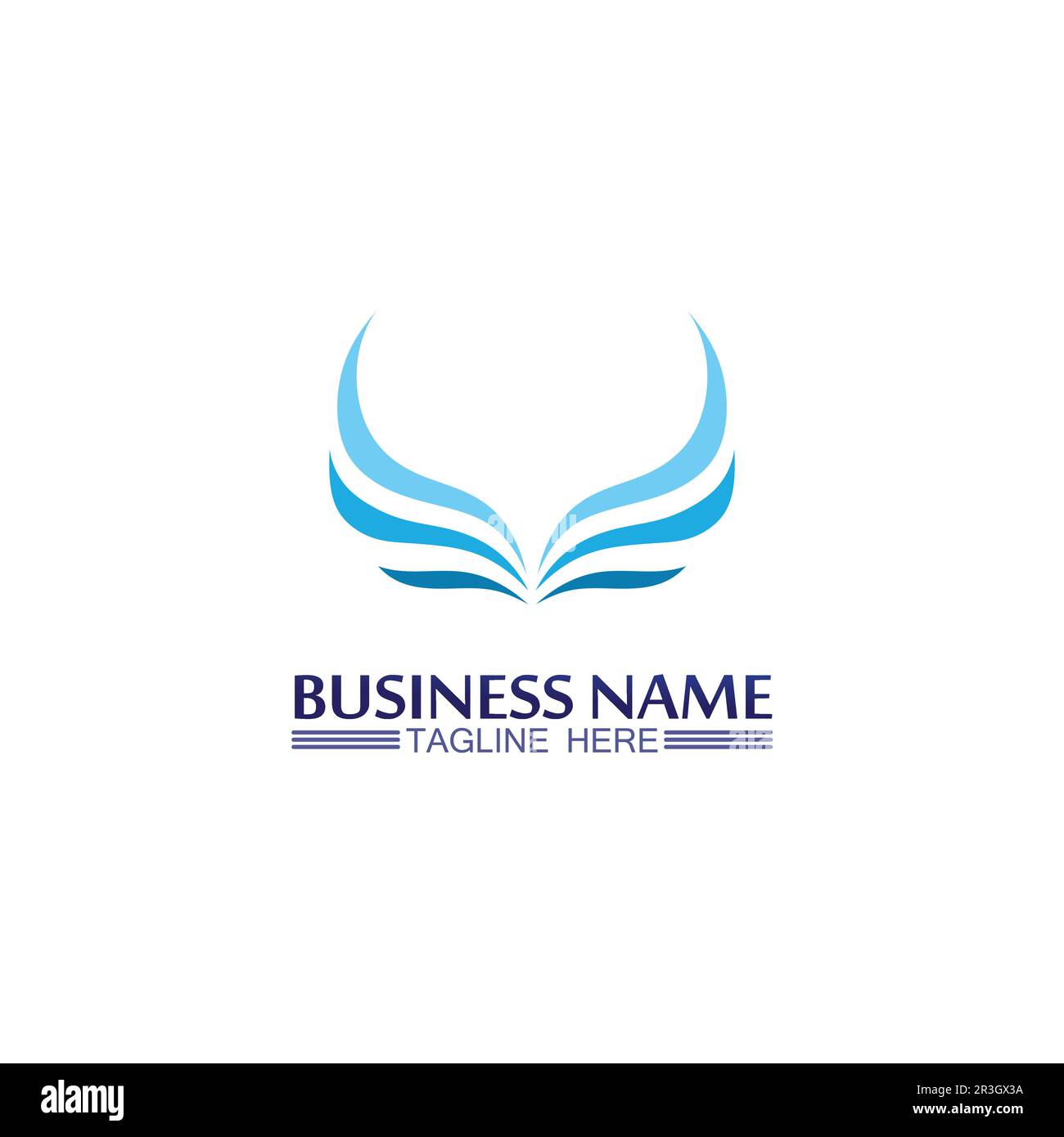 Wing bird falcon love logo Stock Vector Image & Art - Alamy