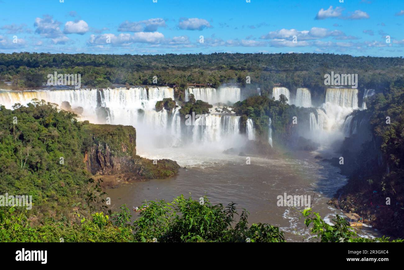 The Iguazu Waterfalls in Argentina Stock Photo - Alamy