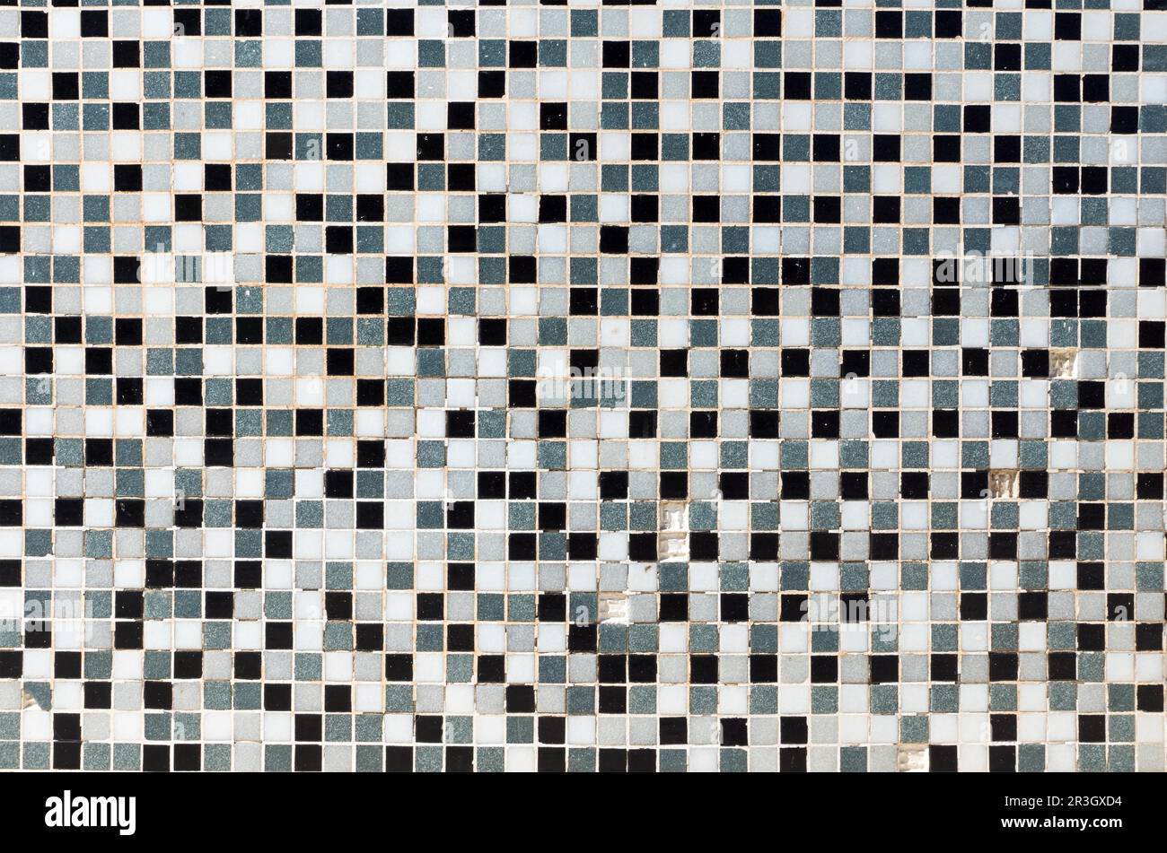 White, black and grey mosaic tiles as a background Stock Photo - Alamy