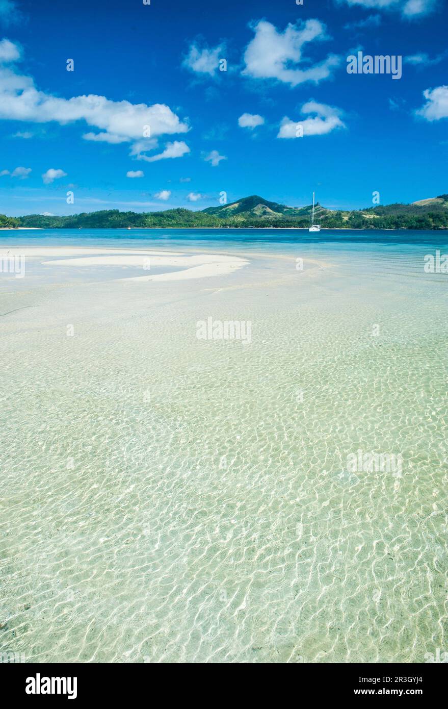 Blue lagoon, Yasawas, Fiji, South Pacific Stock Photo - Alamy