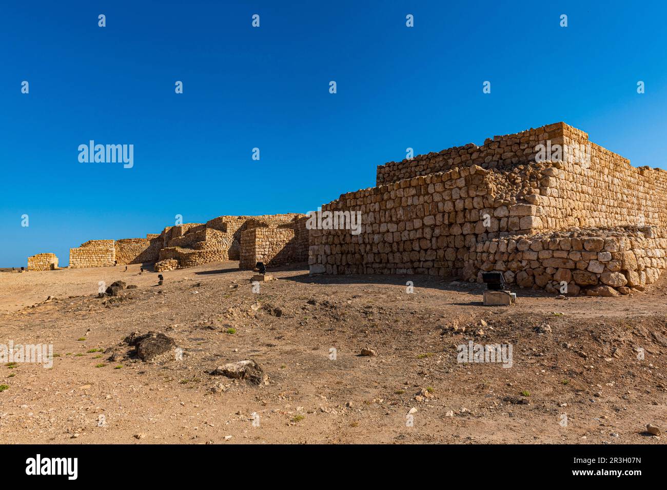 Unesco site the old Frankincense harbour Sumhuram, Khor Rori, Salalah ...