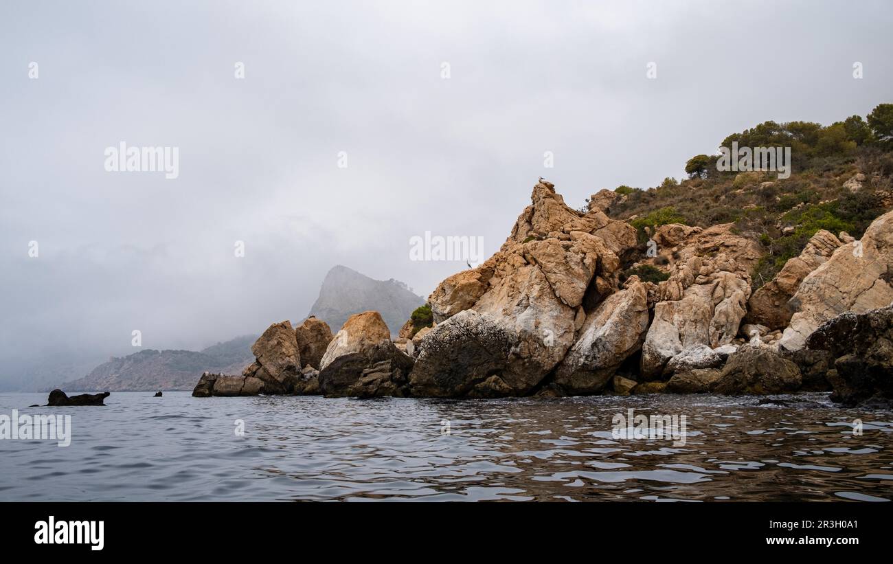 Cliffs of Maro-Cerro Gordo, Nerja, Spain Stock Photo - Alamy