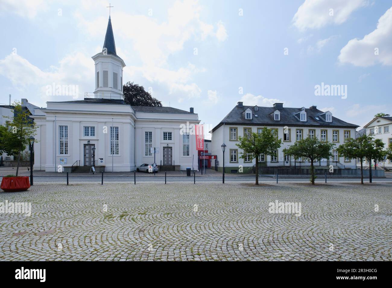 Classicism buildings at the new market Stock Photo - Alamy