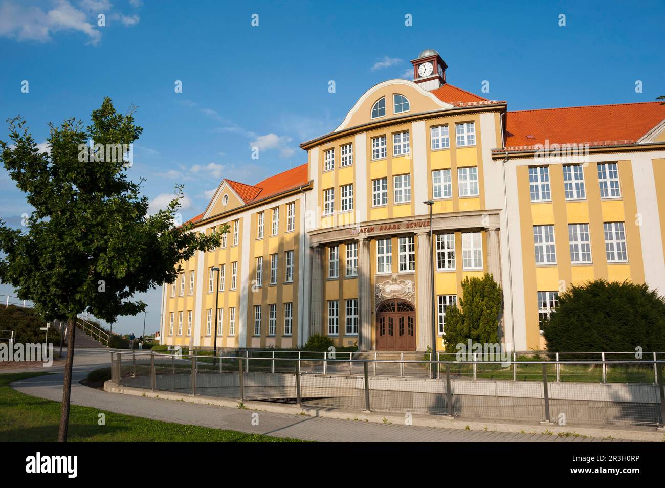 Wilhelm Raabe School, Wernigerode, Harz, Saxony-Anhalt, Germany Stock ...