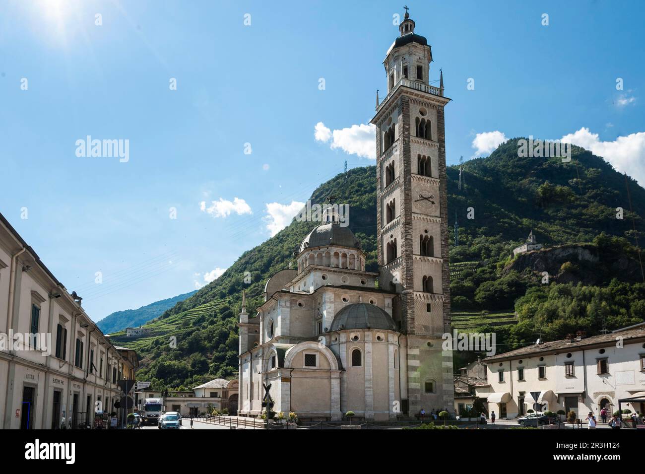Sanctuary, Basilica Madonna di Tirano, Tirano, Sondirio, Lombardy ...