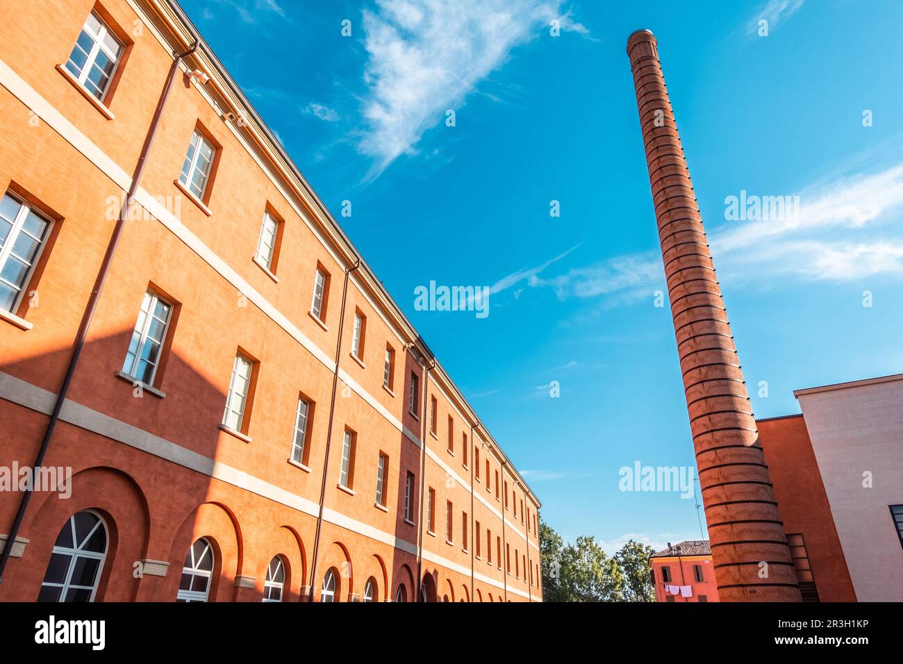 Beautiful view of Modena in Emilia Romanga. Summer in Italy Stock Photo ...
