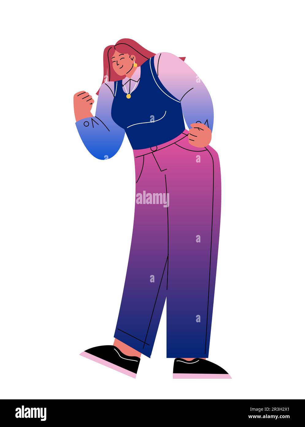 Happy smiling person Stock Vector Image & Art - Alamy