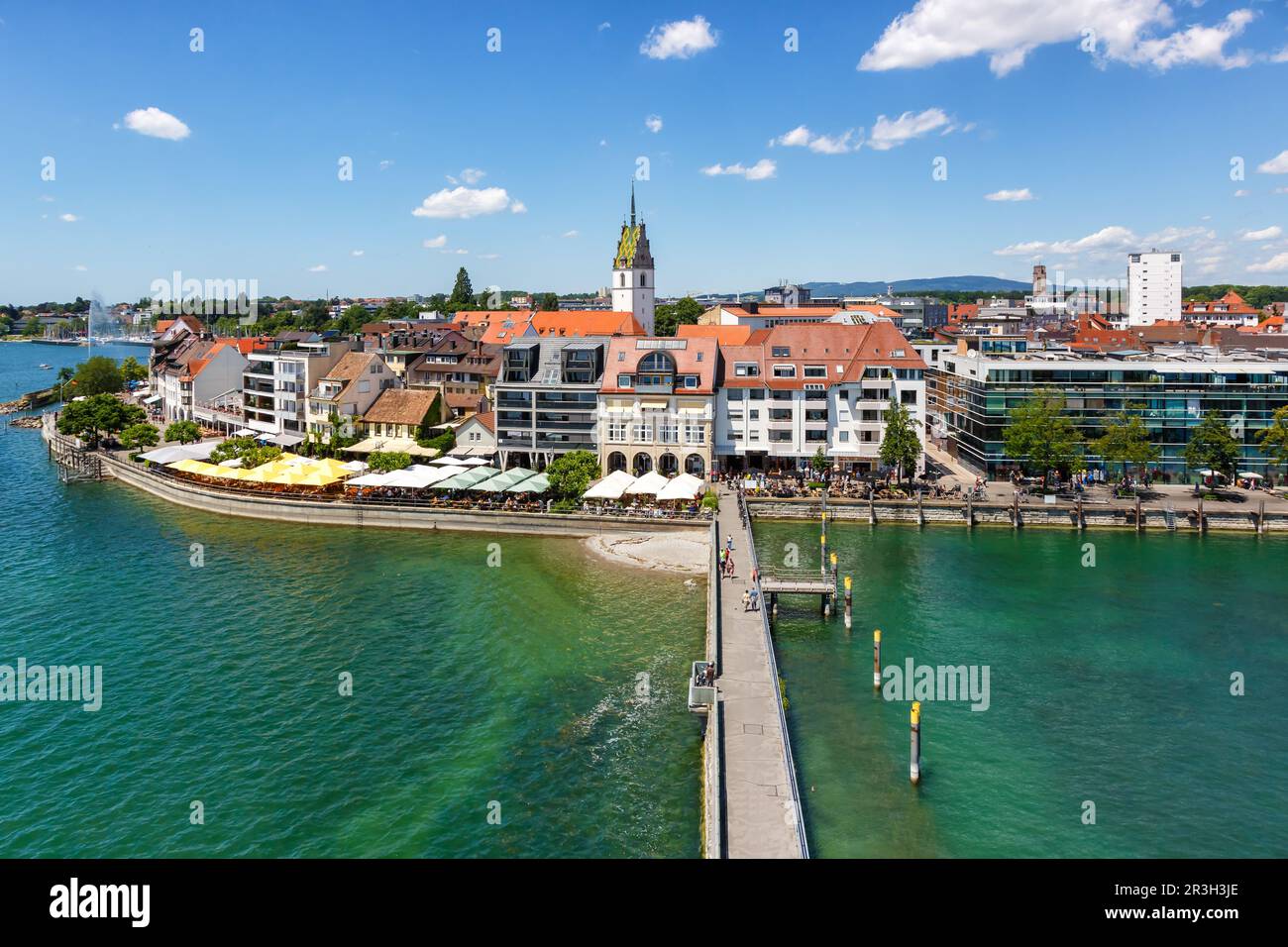 Friedrichshafen lakeside promenade city on Lake Constance travel from ...