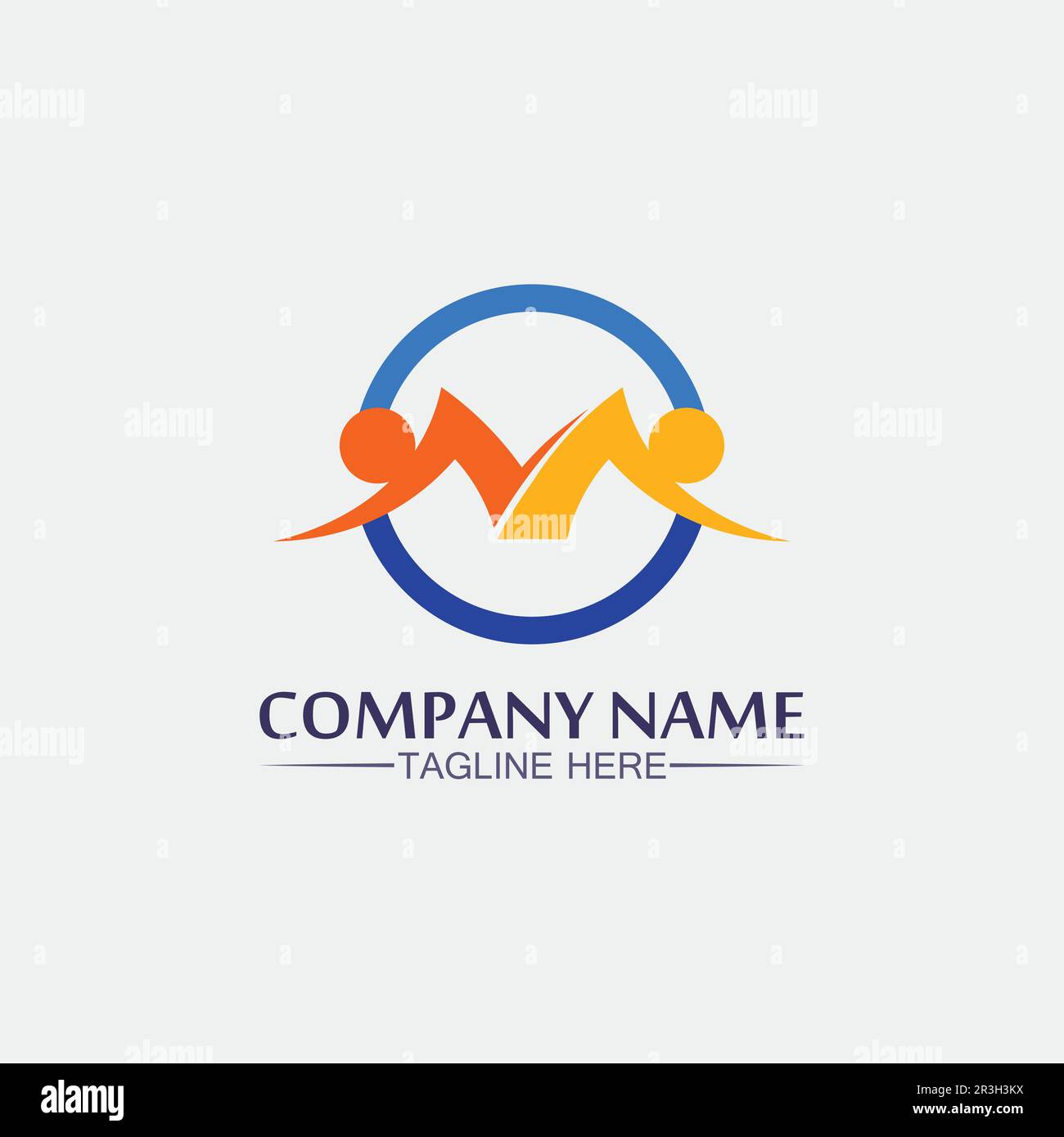 People logo, Team, Succes people work, Group and Community, Group ...