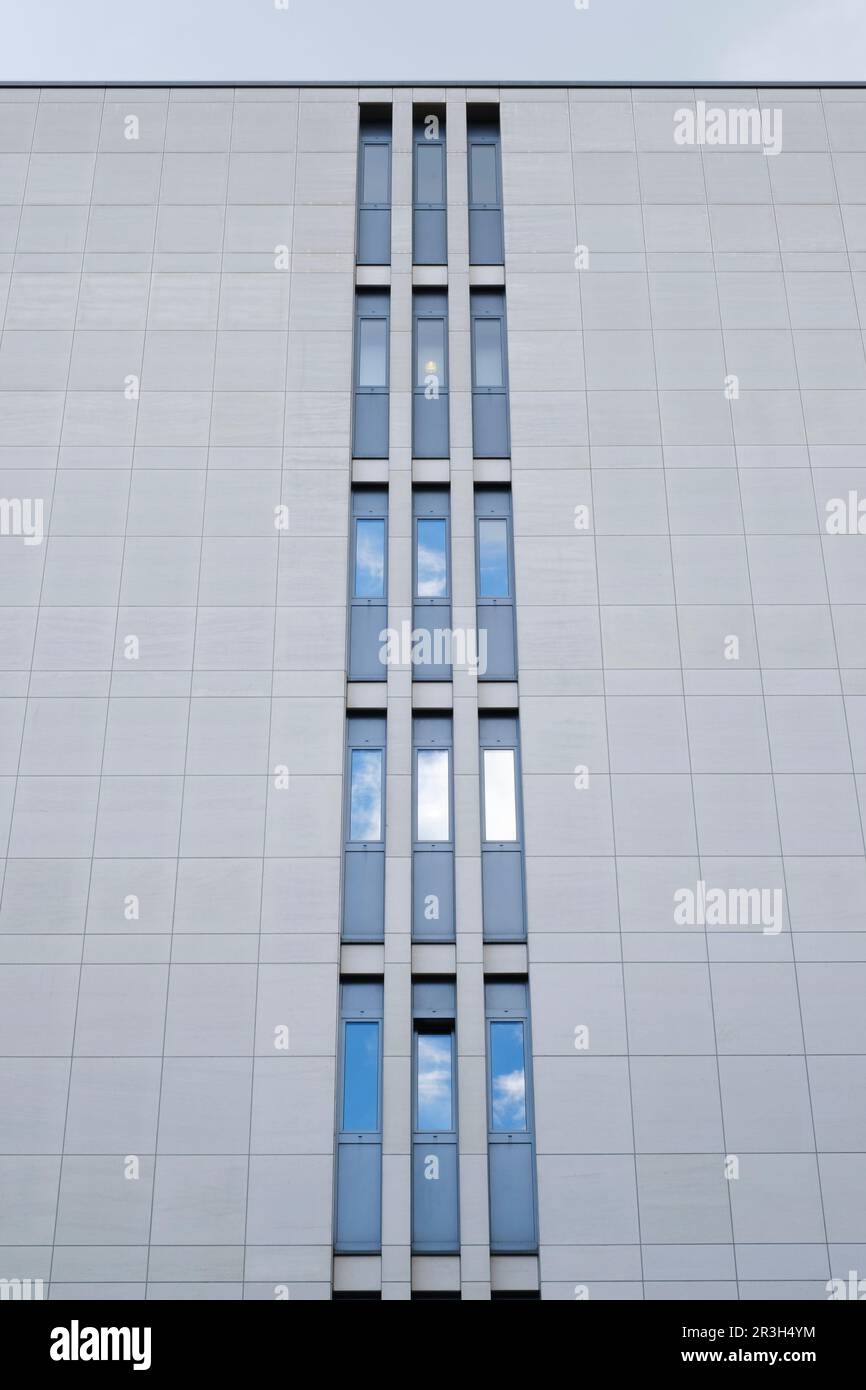 Modern facade with windows Stock Photo - Alamy