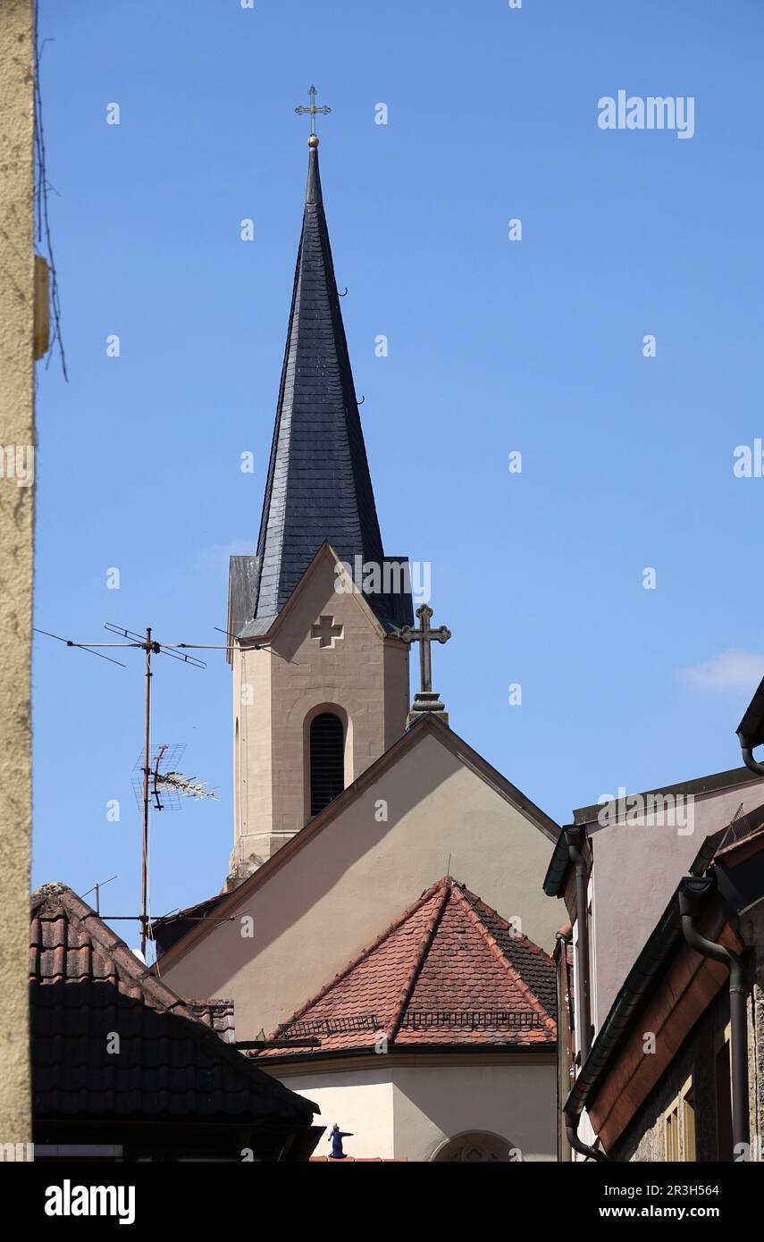St. Ludwig Catholic Church Marktbreit Stock Photo - Alamy