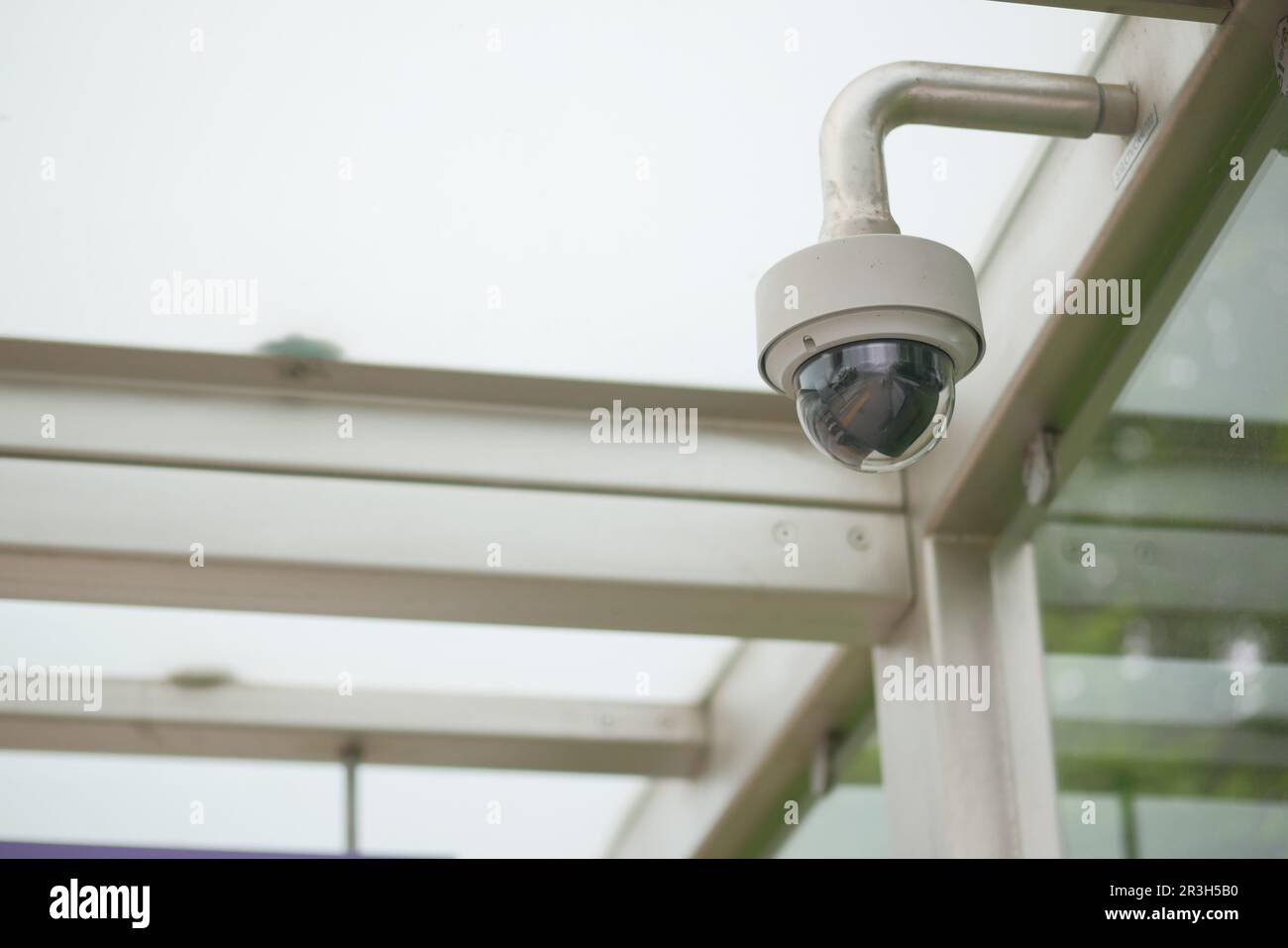 CCTV security camera operating outdoor Stock Photo - Alamy