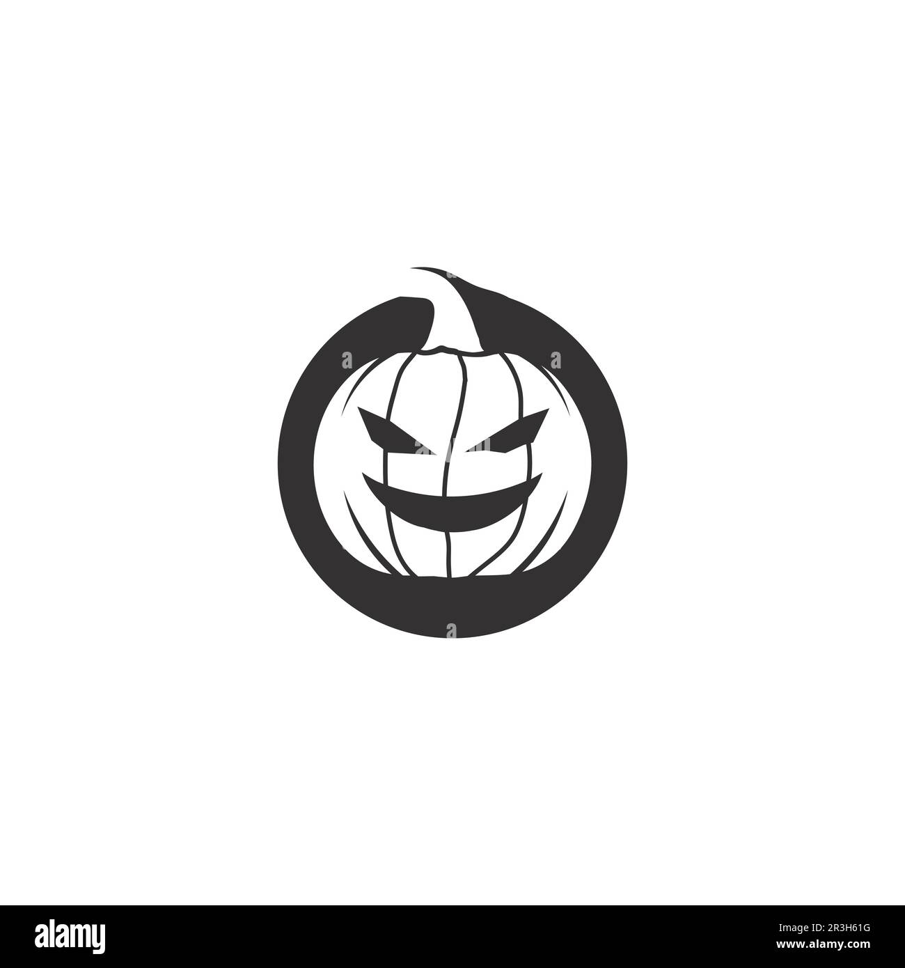 Vector icon for Helloween greeting card and poster party sign Concept ...