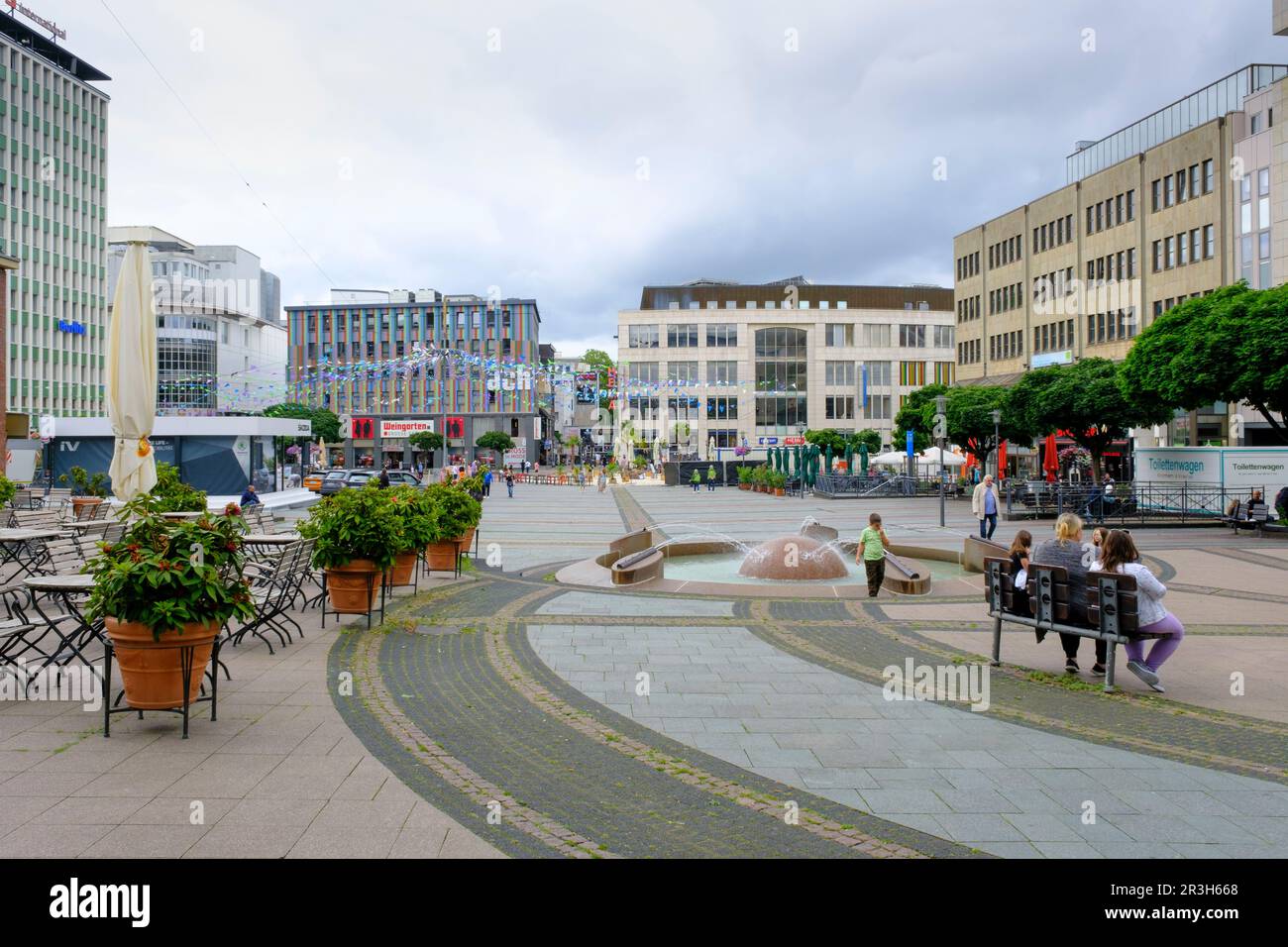Kennedy place at the town Essen Stock Photo - Alamy