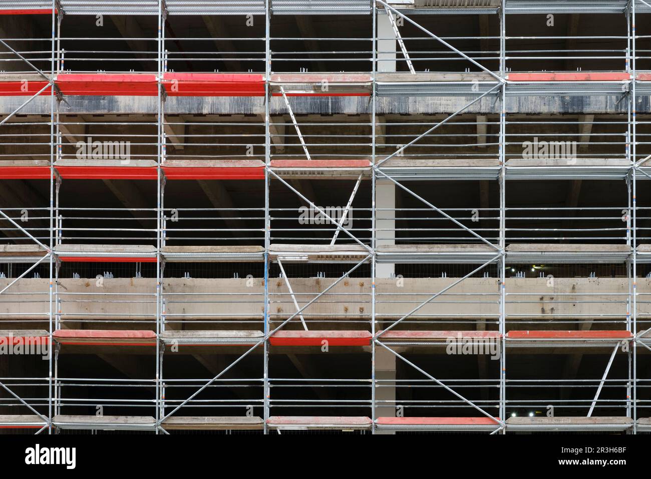 Scaffold at a building Stock Photo - Alamy