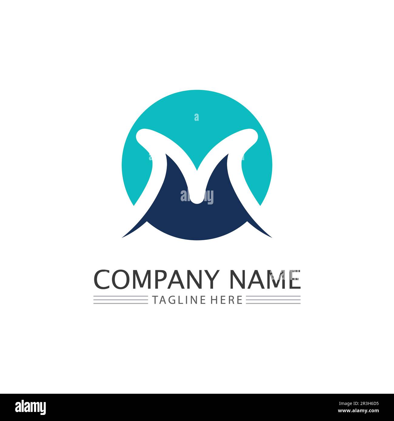 M Letter and font Logo Template vector illustration design logo for ...