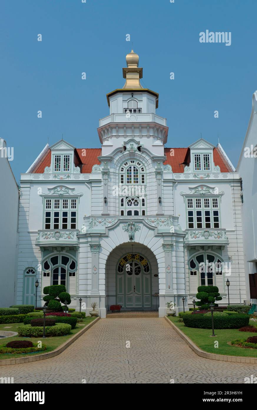 Chee Mansion, Schleuse Jalan Tun Tan Cheng, Melaka, Malaysia Stock ...