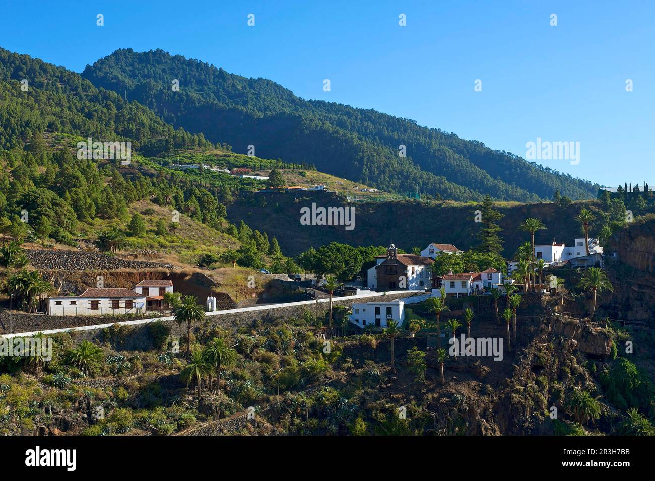 Santuario de nuestra Senora de Las Nieves near Santa Cruz de La Palma ...