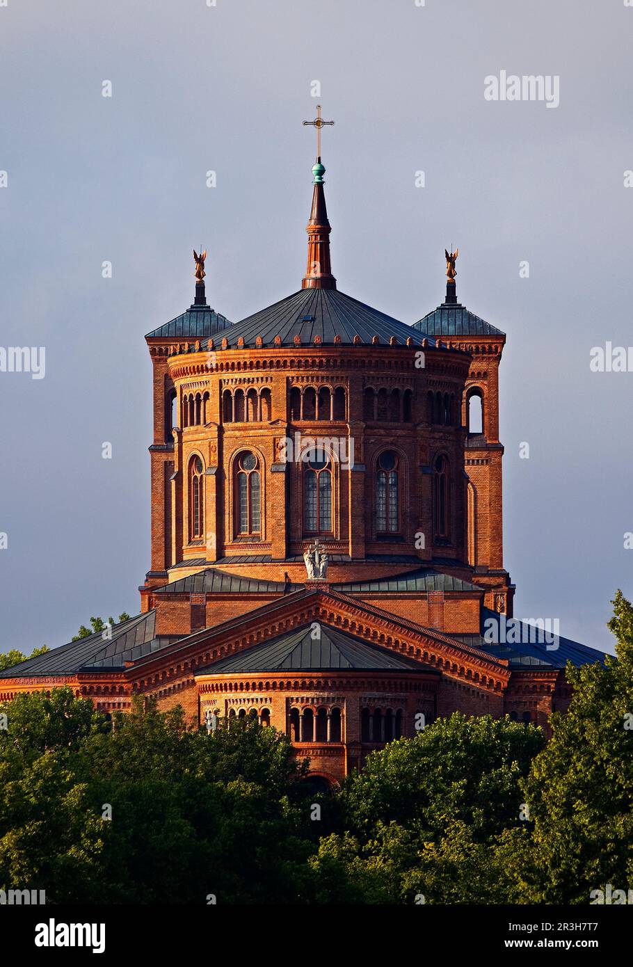 St. Thomas Church, late classical church building, Kreuzberg, Berlin ...