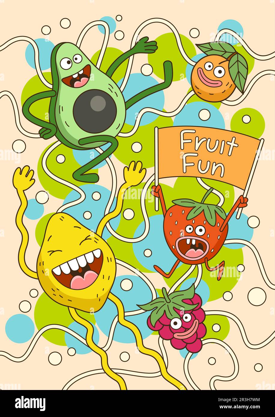 Fruit mix poster Stock Vector Image & Art - Alamy