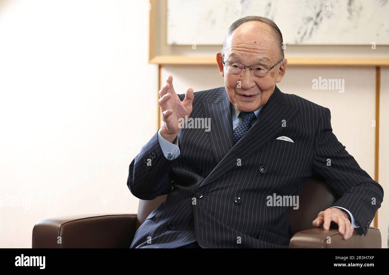 Yuzaburo Mogi, Honorary CEO and Chairman of the Board of Directors of ...