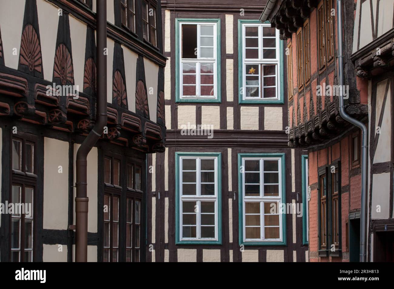 Half-timbered town Half-timbered facades Stock Photo - Alamy