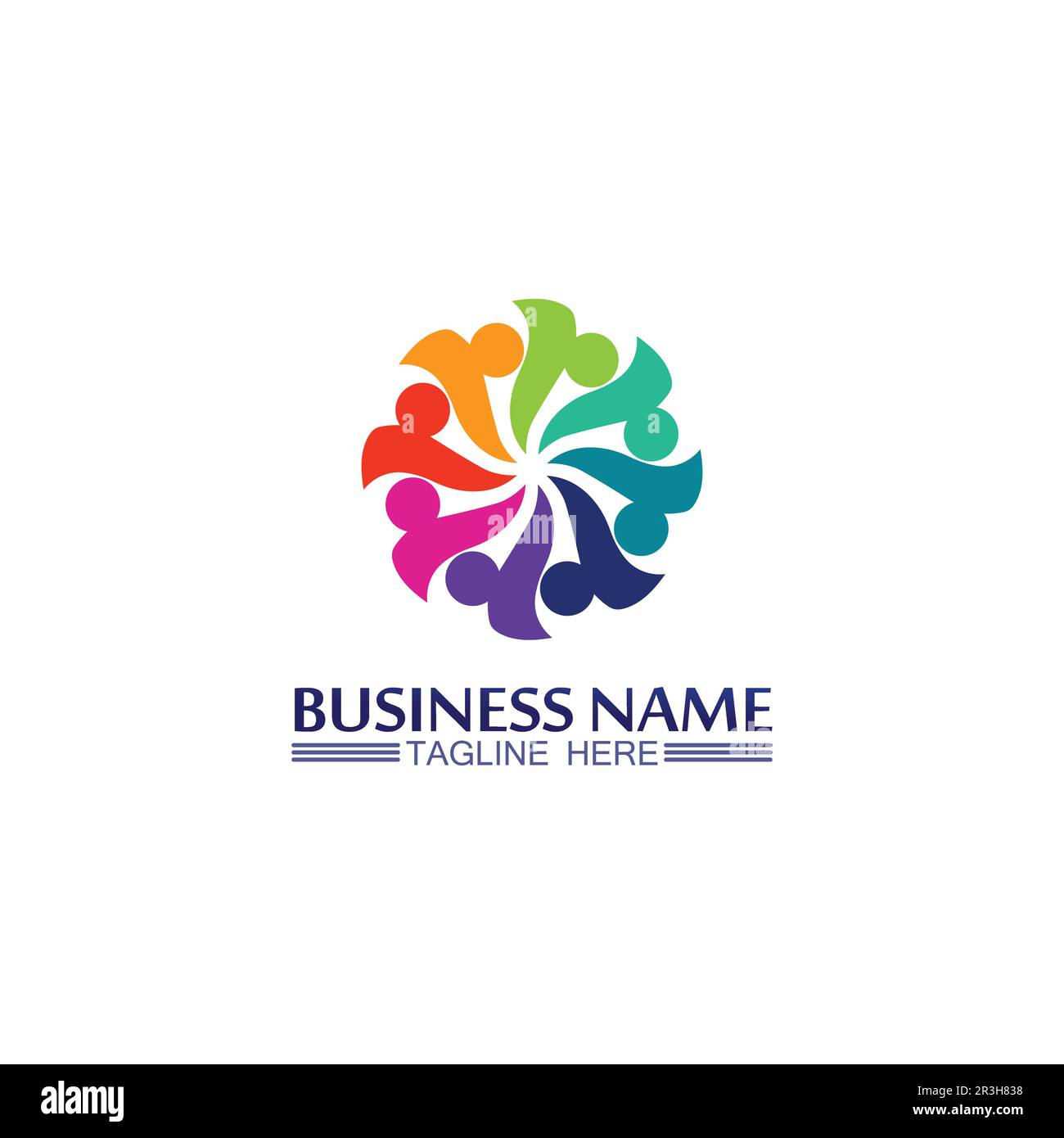 succes logo team work brand and business logo, vector community, unity ...