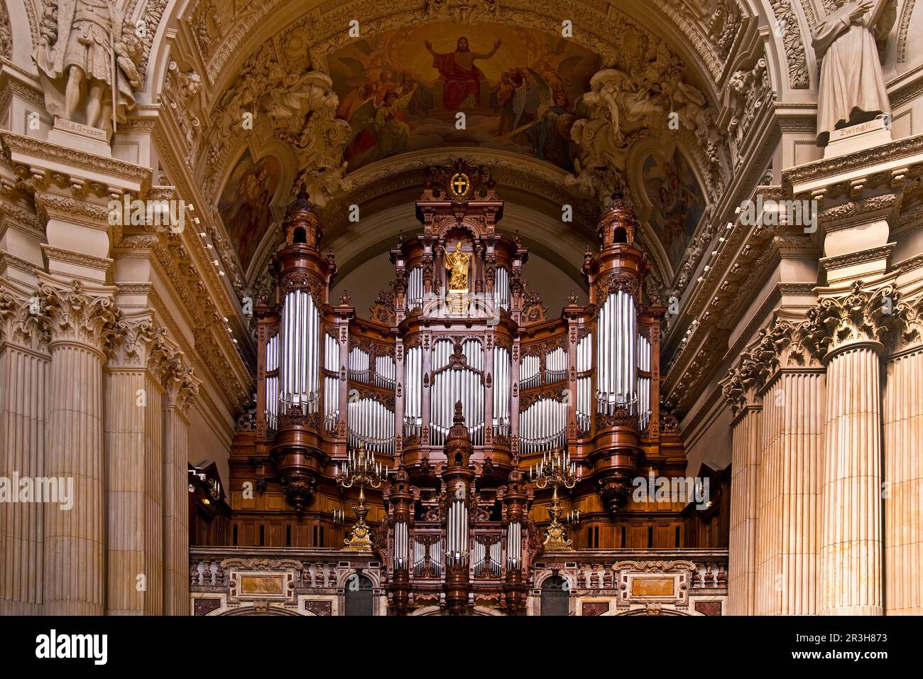 Sauer Organ, Berlin Cathedral, Berlin, Germany, Europe Stock Photo - Alamy