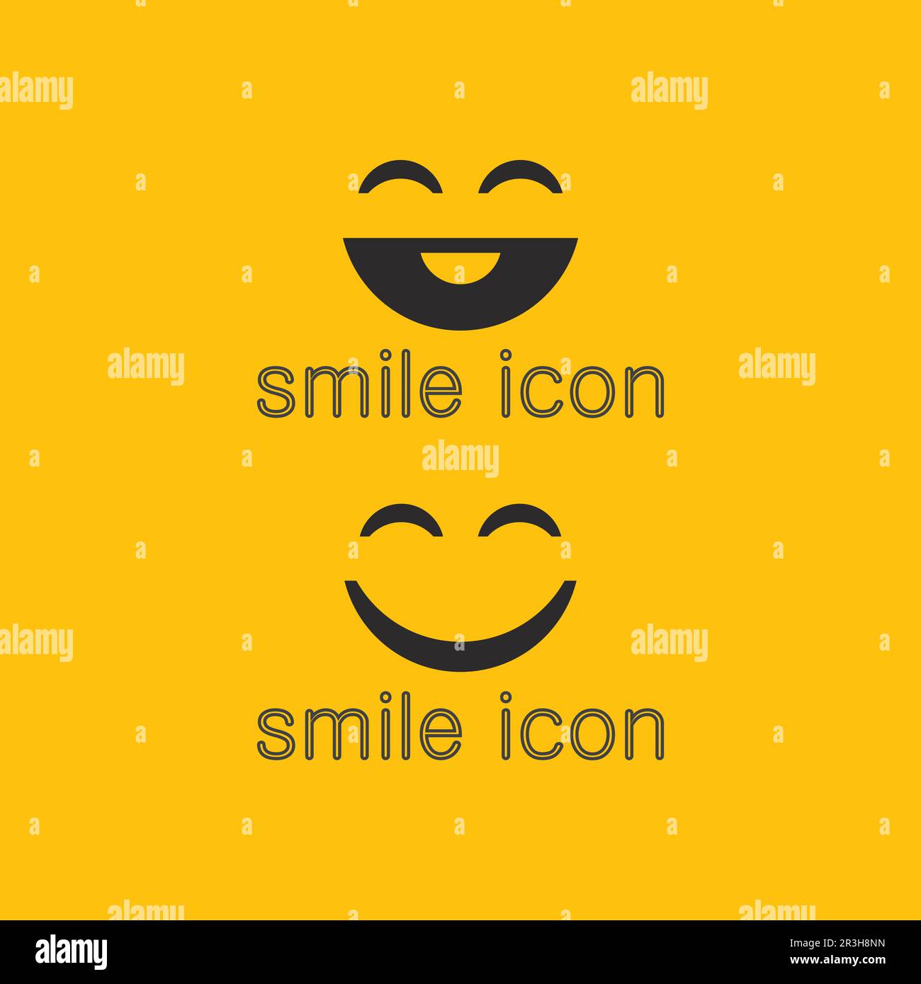 smile icon, smile, logo vector design happy emoticon Business, funny ...