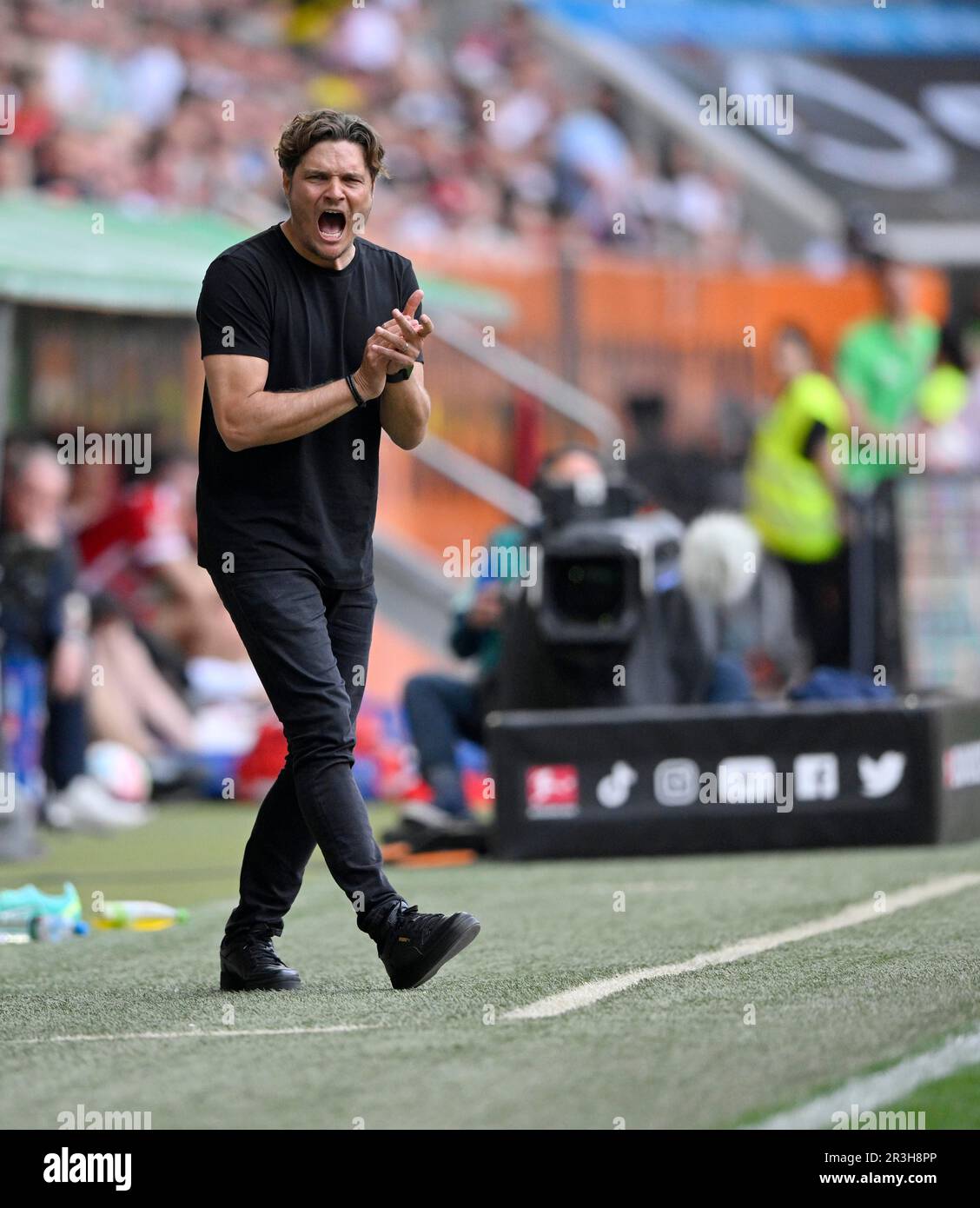 Coach Edin Terzic Borussia Dortmund BVB, encouraging, gesture, gestures ...