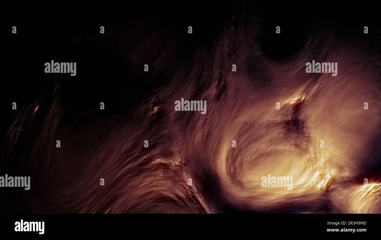 scary rough red - yellow infernal strange lines surface - abstract 3D ...