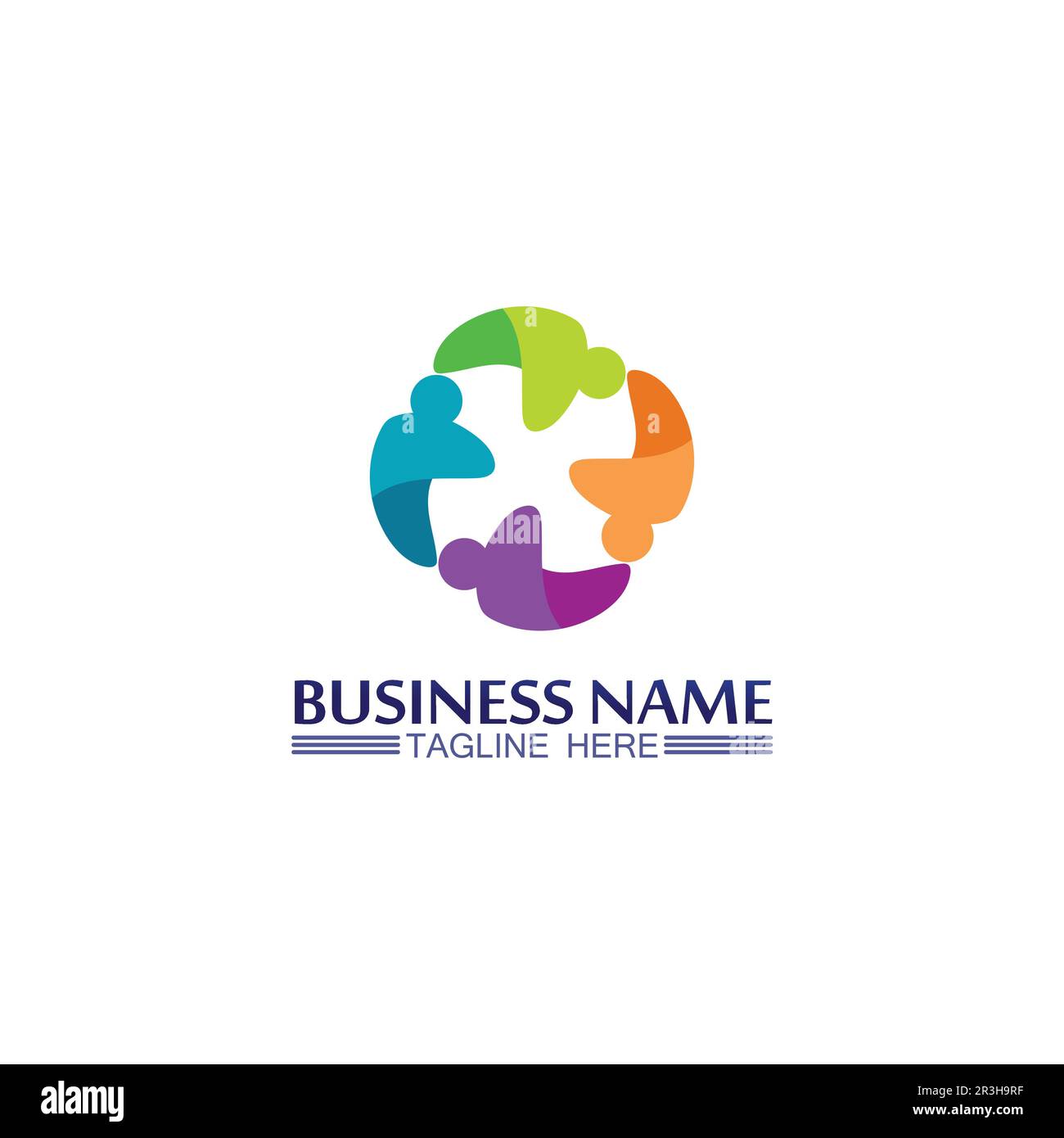 succes logo team work brand and business logo, vector community, unity ...