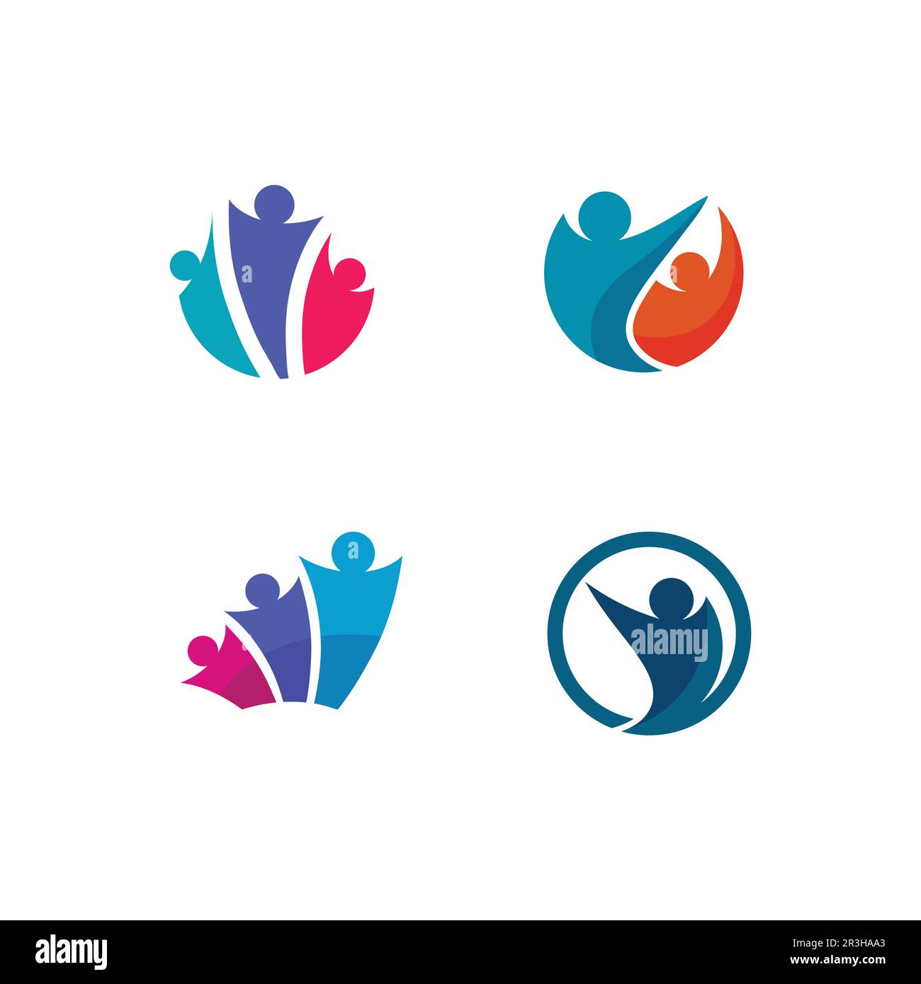 succes logo team work brand and business logo, vector community, unity ...