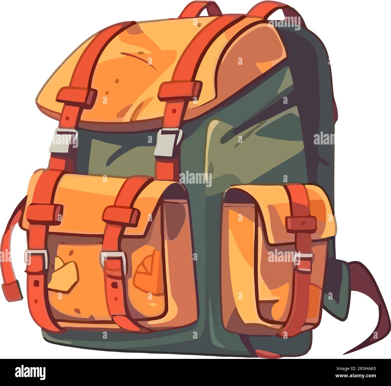 Adventure backpack symbolizes exploration Stock Vector Image & Art - Alamy