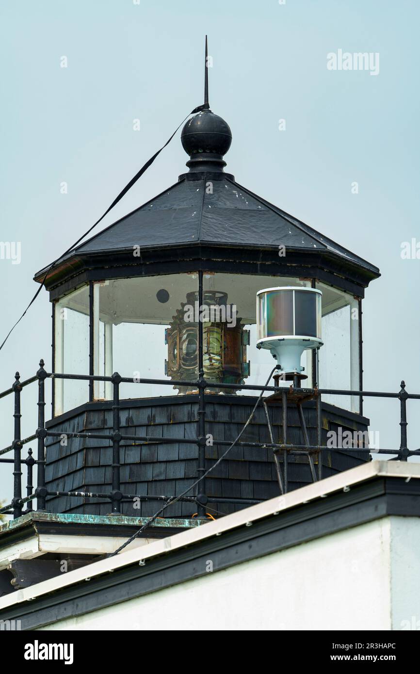 The lights at the lighthouse at Point No Point Stock Photo - Alamy