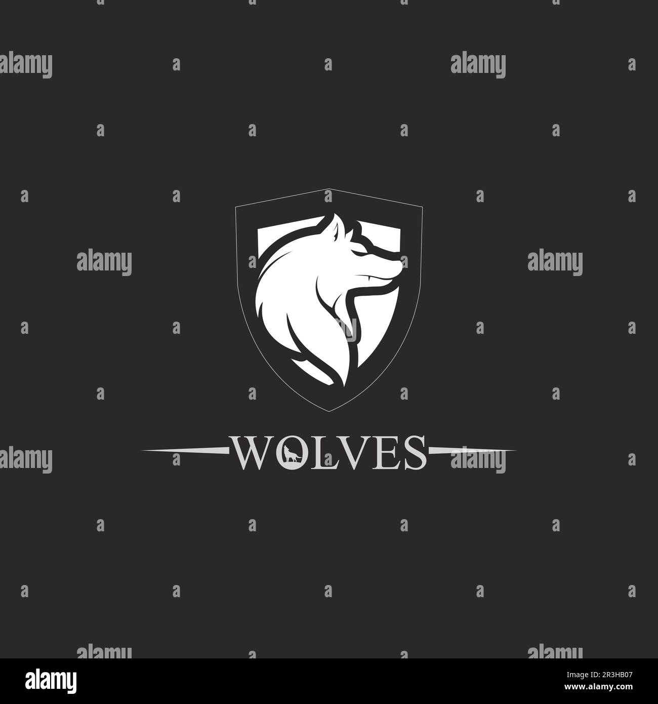 wolves logo, fox, wolf head, animal vetor and logo design wild roar dog ...