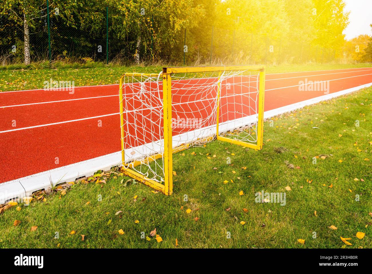 Football goals for kids training Stock Photo - Alamy